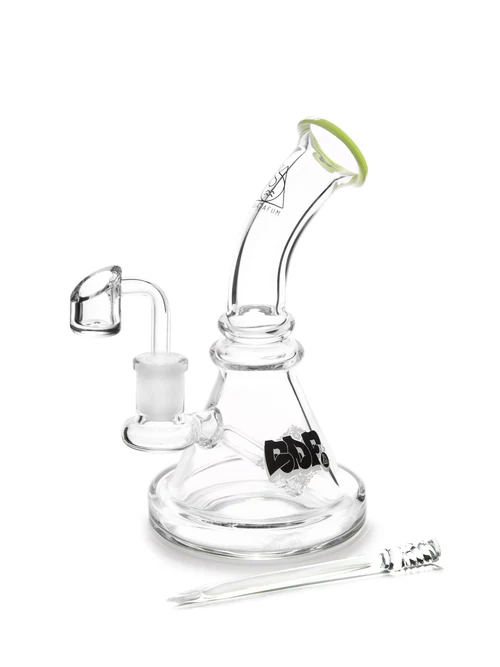 Squadafum Premium Pyramid Dab Rig - DabGlass