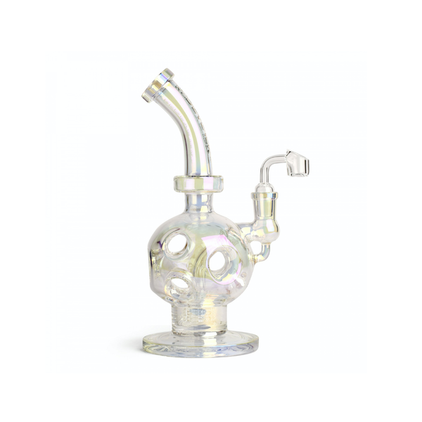 Red Eye Tek - Metallic Terminator Finish Swiss Globe Dab Rig - DabGlass